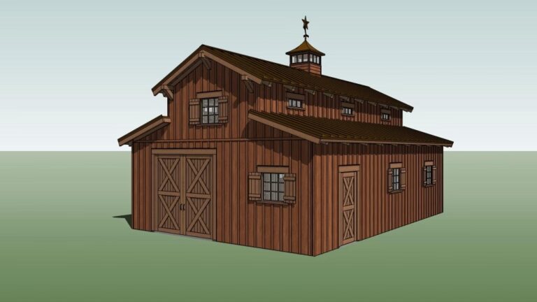 24×36 Monitor Workshop Package - Barns Across Texas