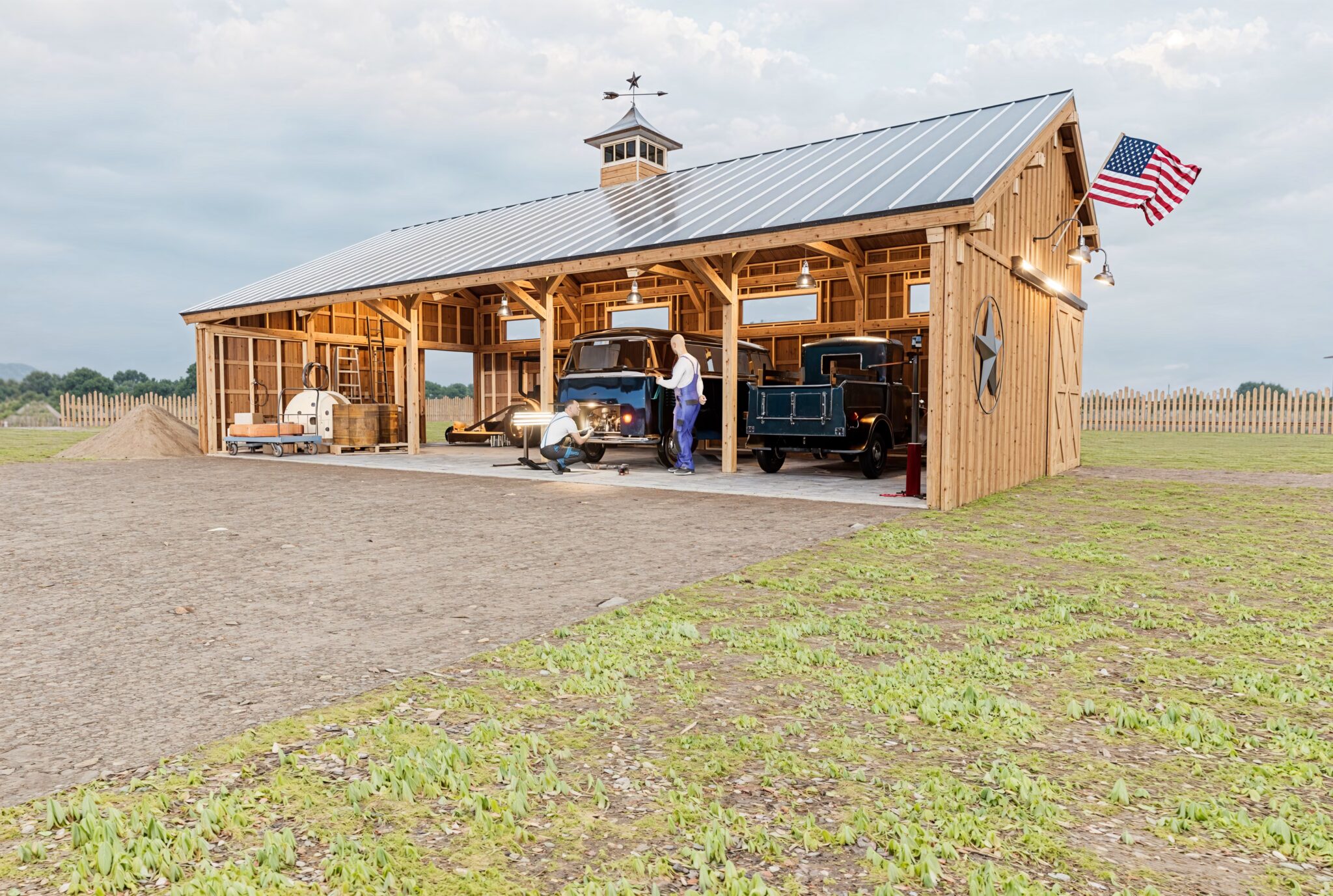 24 x 48 Open Sided Package - Barns Across Texas